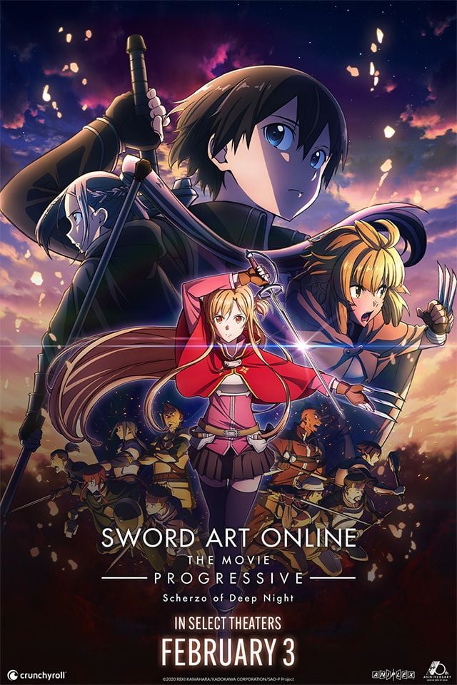Gekijō-ban Sword Art Online: Progressive Kuraki Yūyami no Scherzo afiş ...